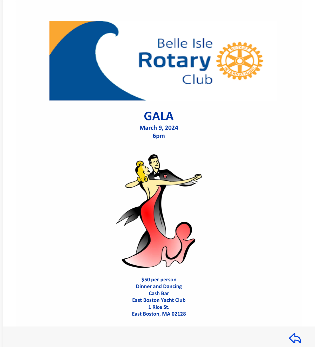 Mark the date: March 9 Belle Isle Rotary Gala | EastBoston.com