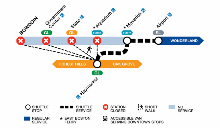 MBTA Announces January 2026 Service Changes, Blue Line Suspension Jan ...